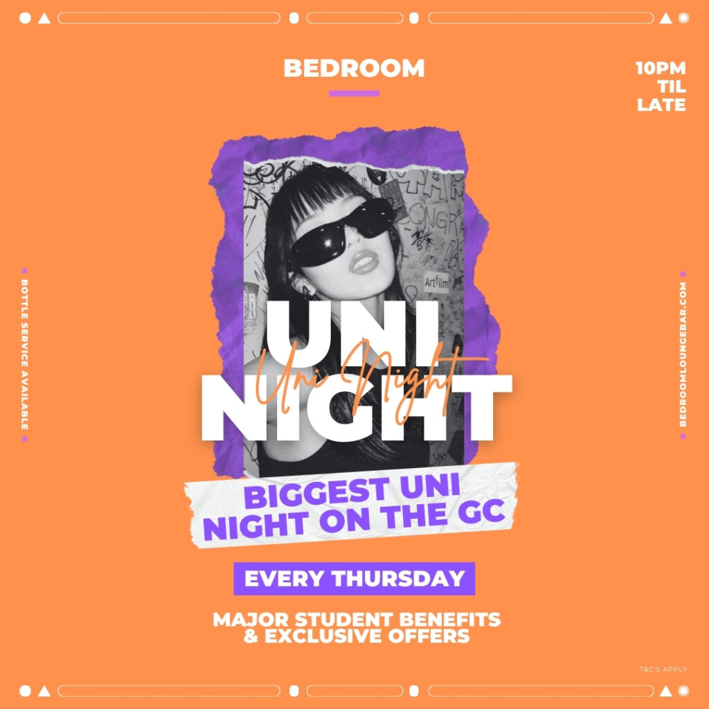 Uni Night - Thursdays | The Bedroom Gold Coast